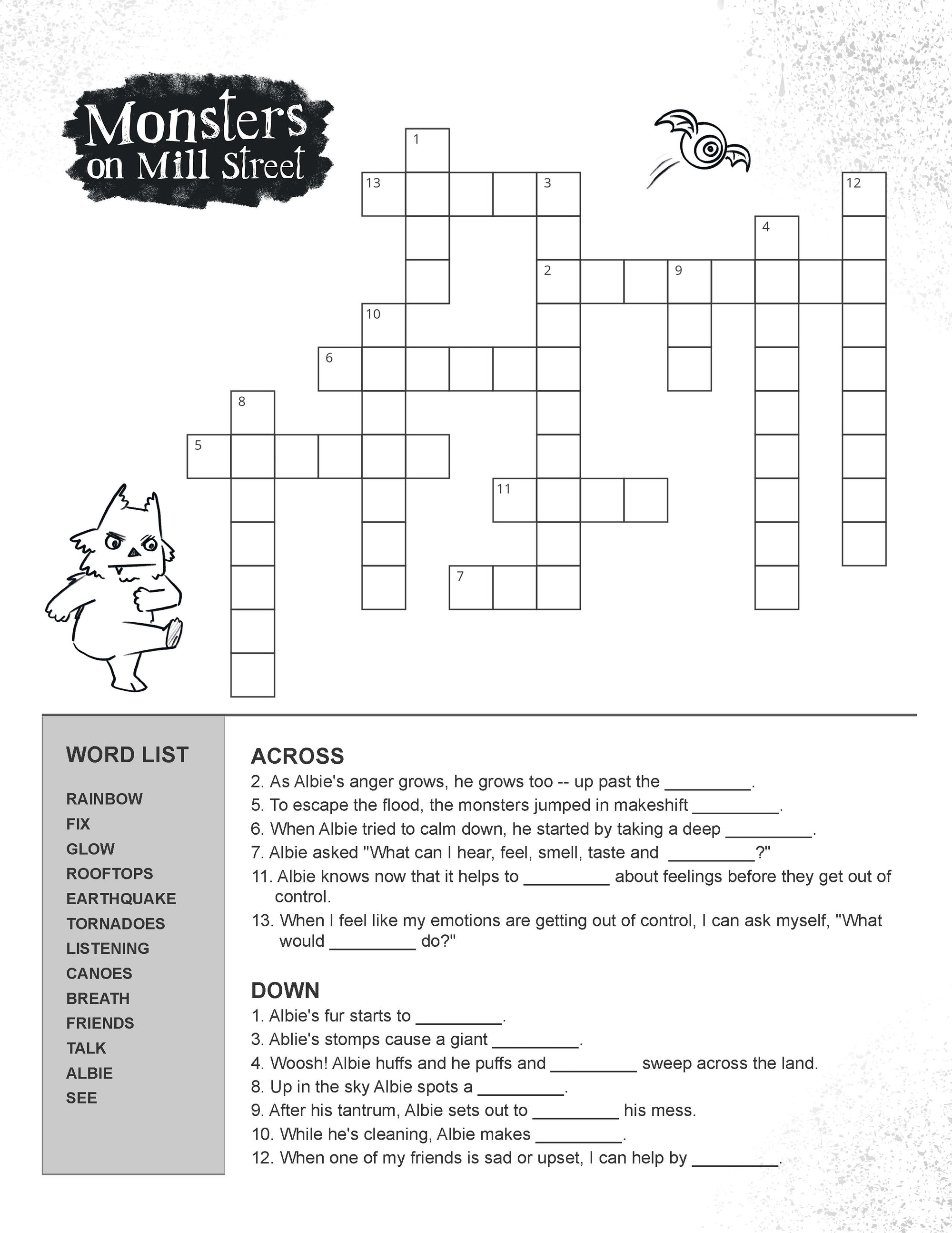 Activities – Monsters On Mill Street